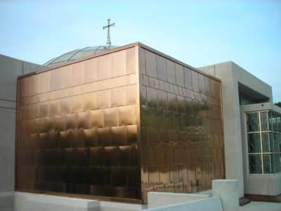 Flat Lock Metal Wall Panels, Flat Lock Zinc Panels | Millennium