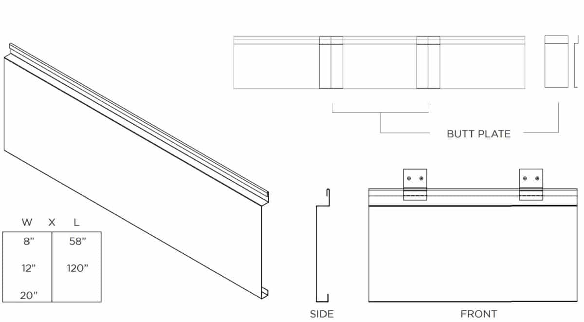 Flush Reveal Panel System | Millennium Forms